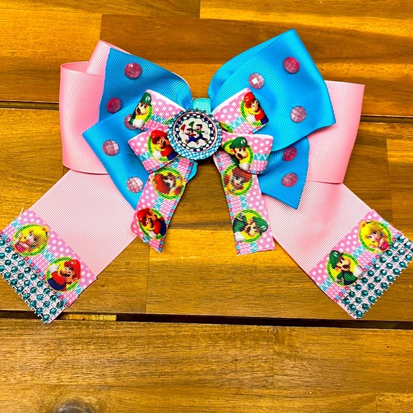 Accessories | New Mario Themed Hair Bow | Poshmark